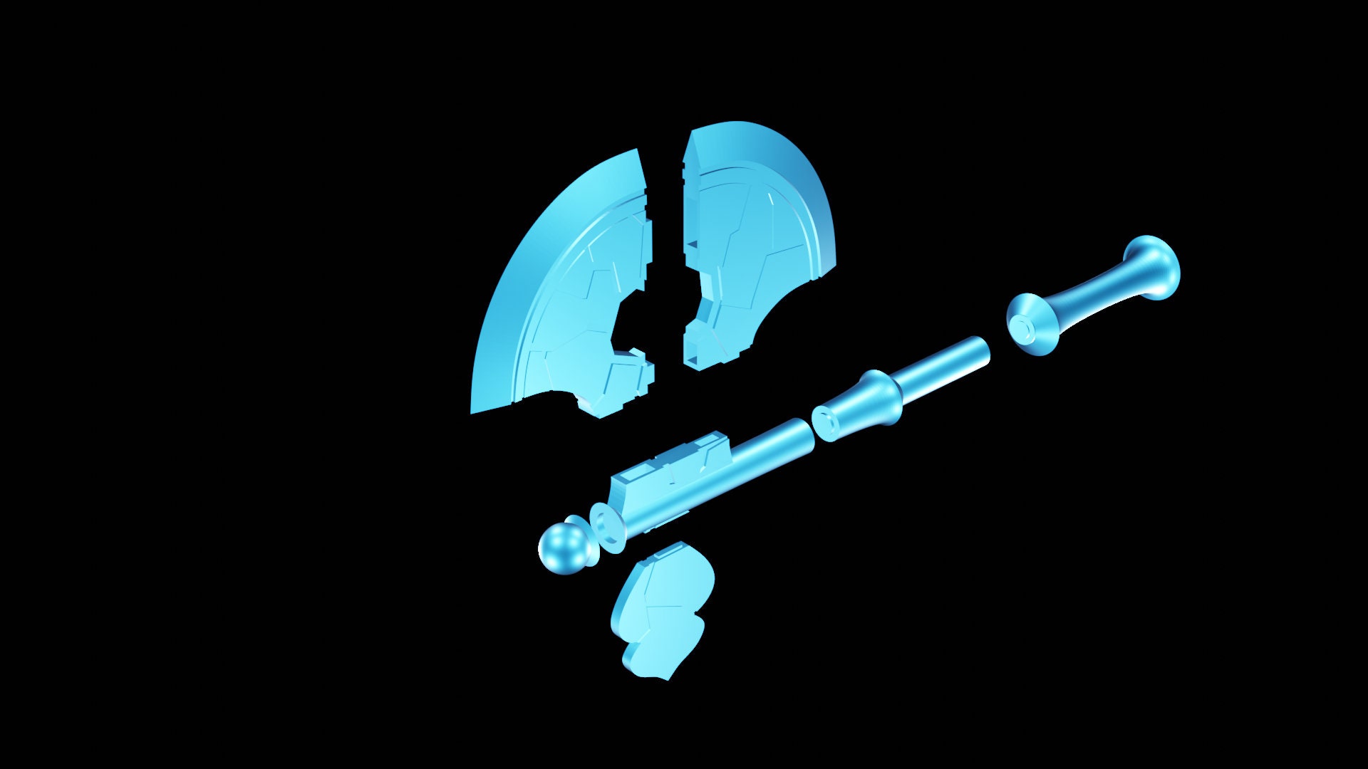 Sub-zero War Axe Mortal Kombat 11 3D Model STL File | Etsy