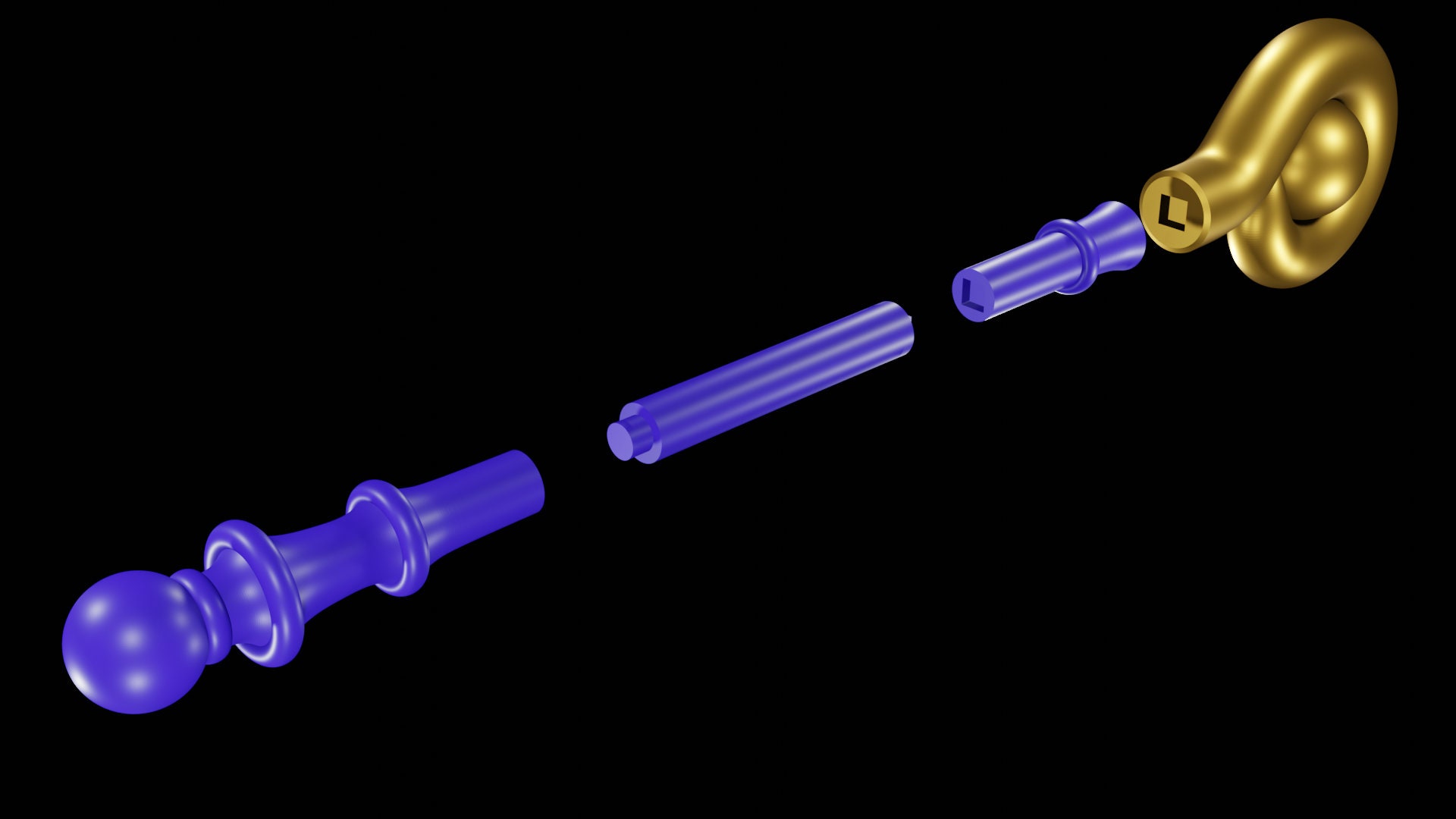 Magician Girl Staff , 3D Printed Replica , Convention Safe - Etsy