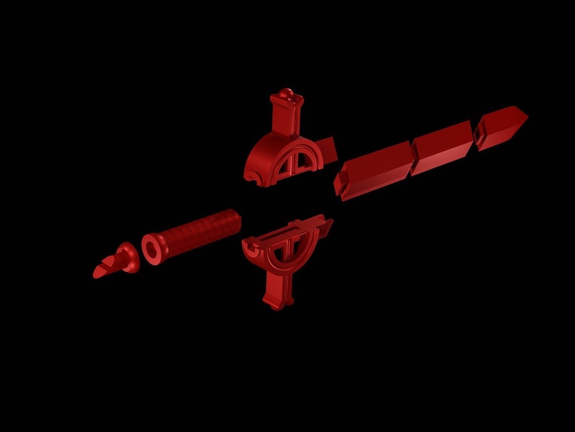 Finn's Demon Blood Sword Adventure Time 3D Model STL - Etsy