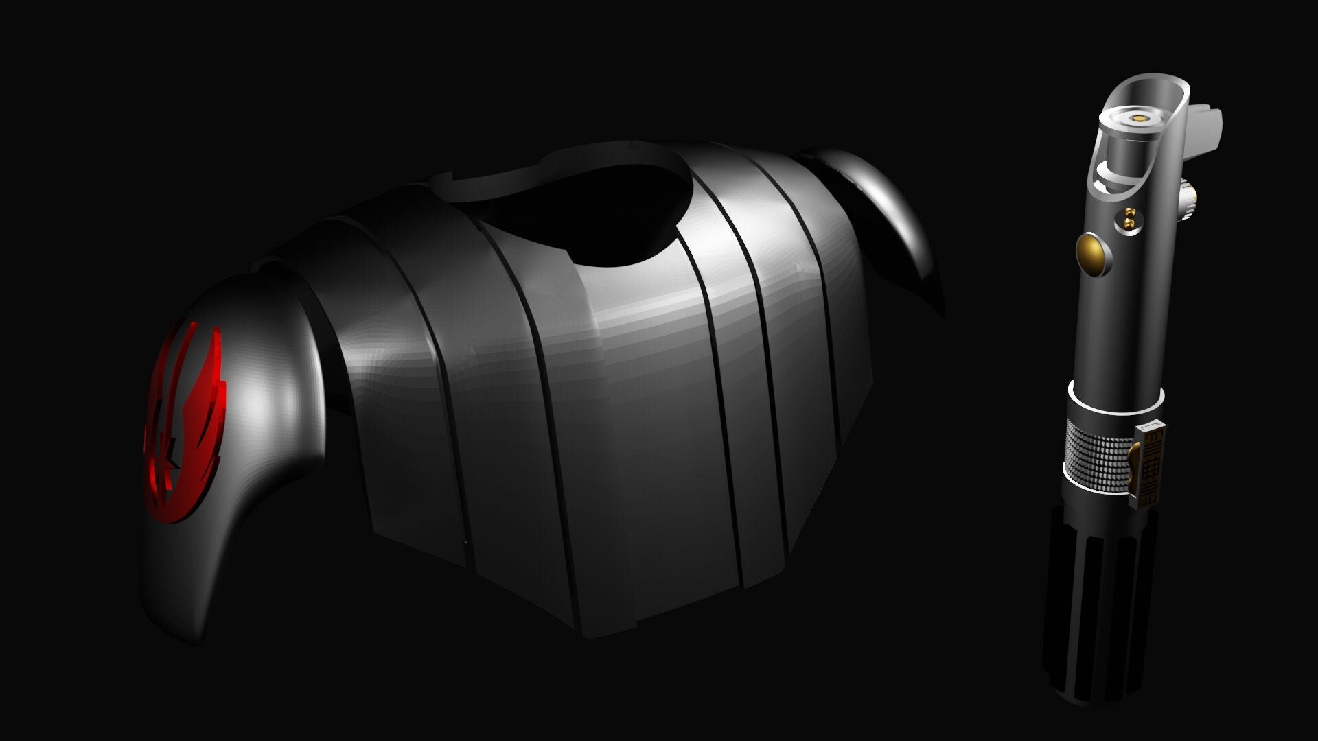 Jedi Knight Anakin Skywalker Full Armor and Lightsaber Set - Etsy