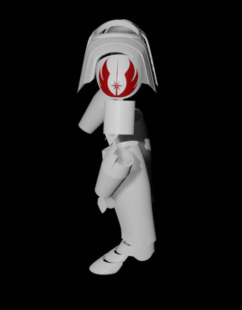 Master Obi-wan Kenobi's Full Armour Set, Clone Wars Era, 3D Model, STL ...
