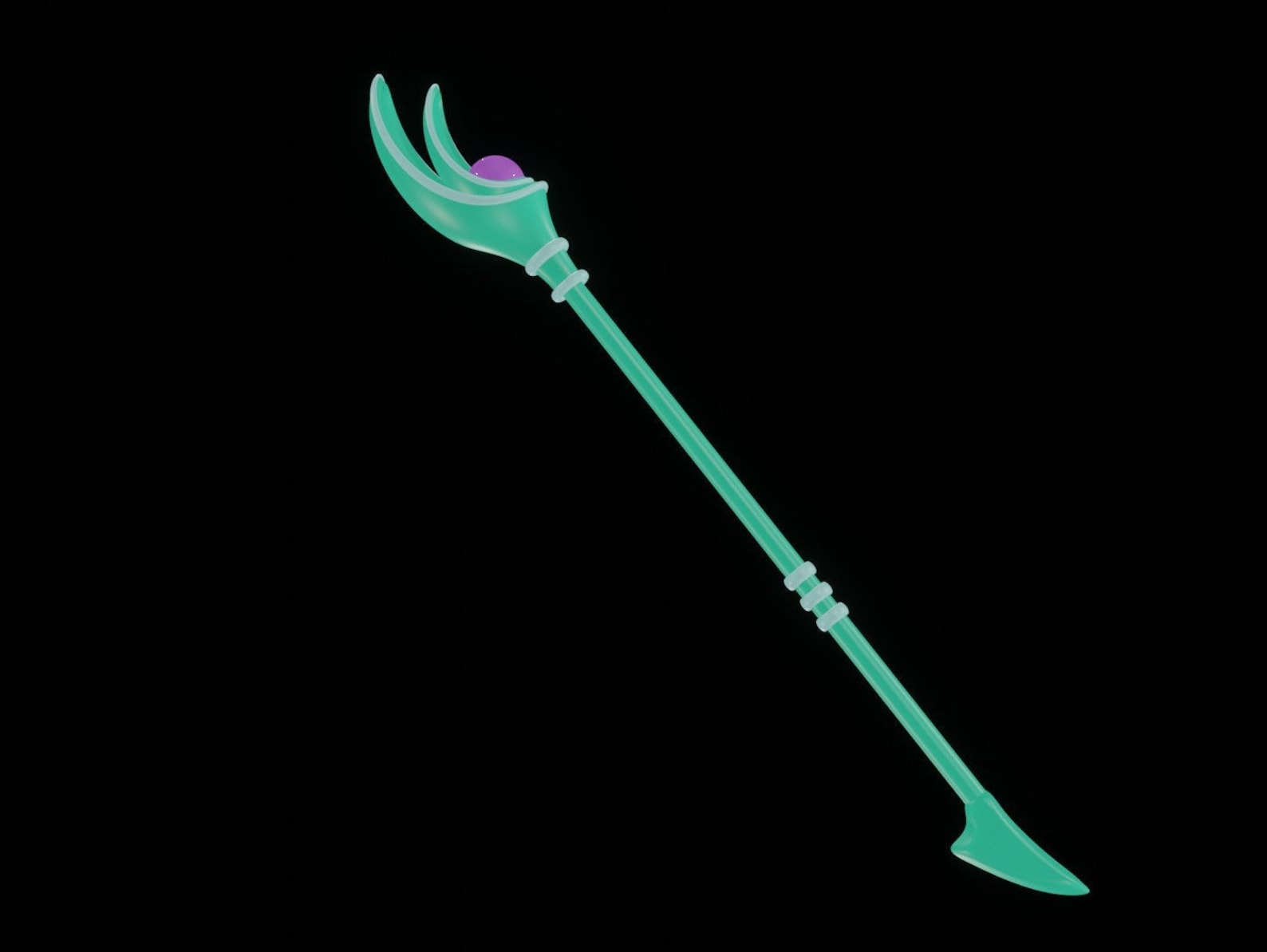 Dark Magician Staff, 3D Model, STL Files - Etsy