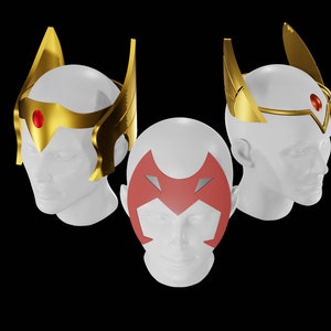 She-ra and Catra Mask and Crown Bundle, 3D Model, STL Files - Etsy