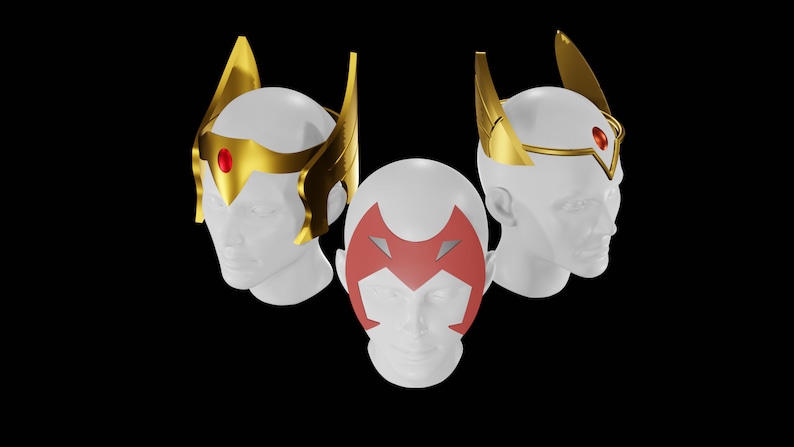 She Ra And Catra Mask And Crown Bundle 3d Model Stl Files Etsy