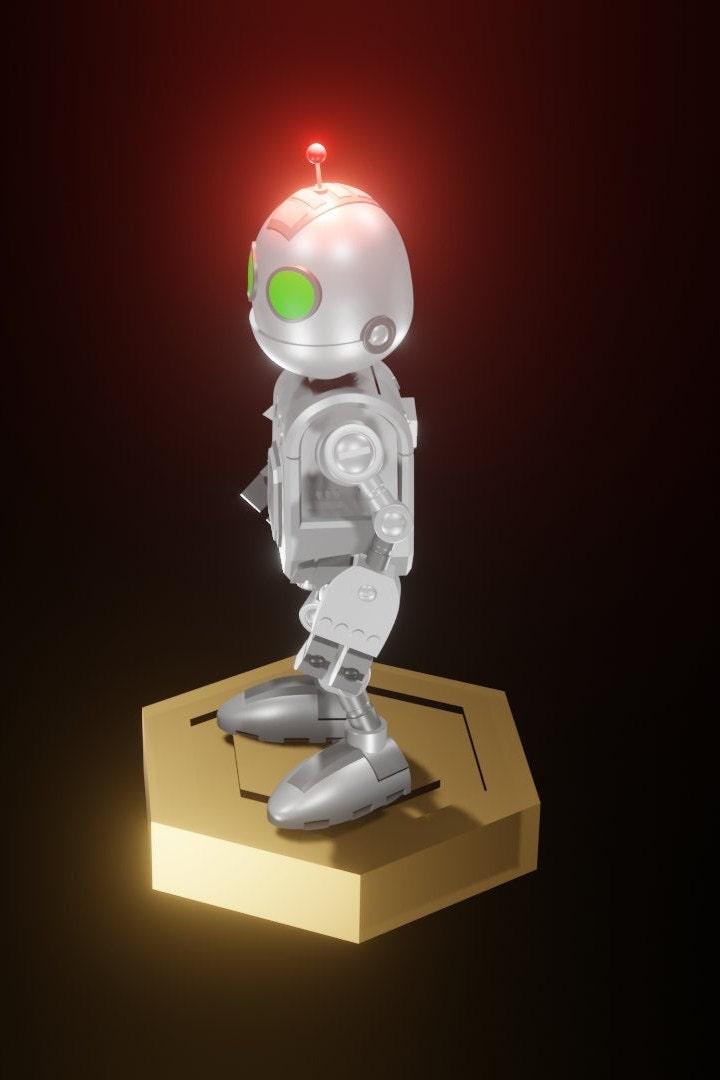 Clank Statue, Ratchet & Clank Rift, 3D Model, STL Files - Etsy Clank Statue, Ratchet & Clank Rift, 3D Model, STL Files - Etsy