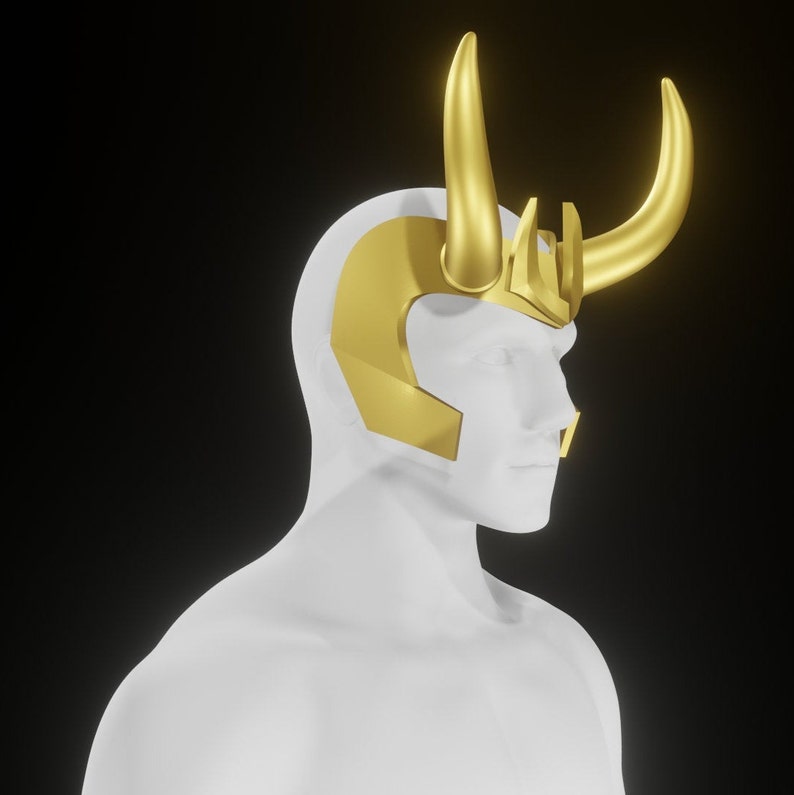 Marvels Loki Series Head Piece, 3D Model, STL File - Etsy Canada