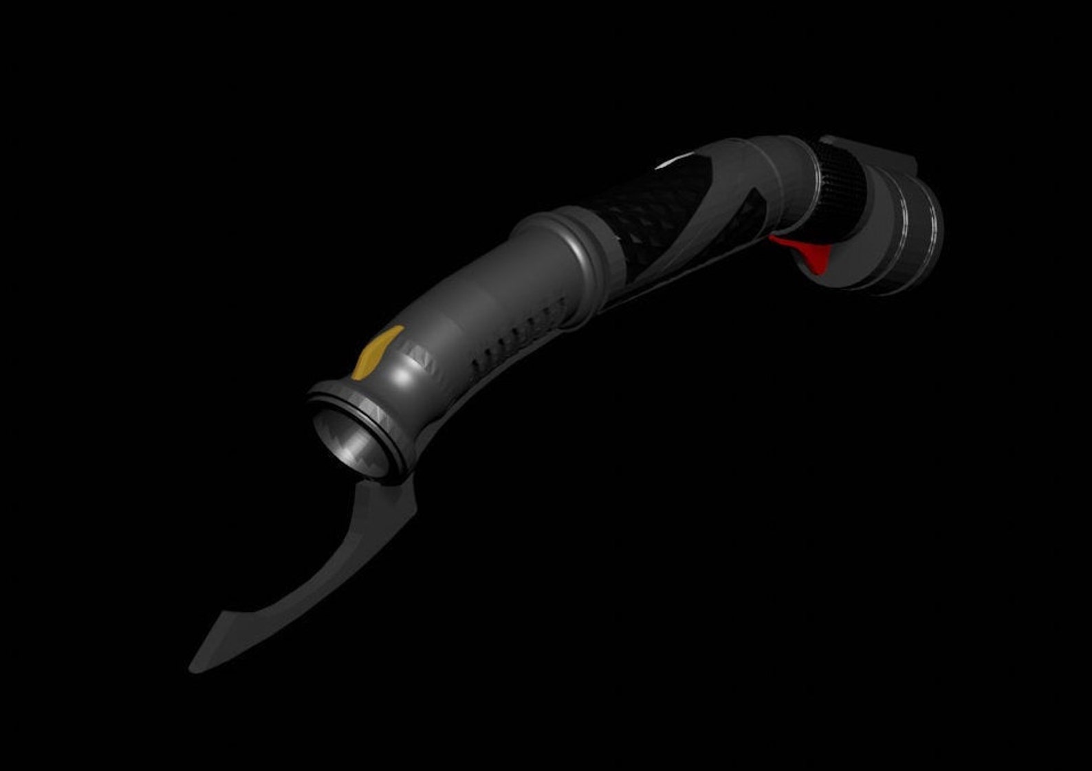 Count Dooku's Lightsaber Clone Wars Era 3D Model STL - Etsy