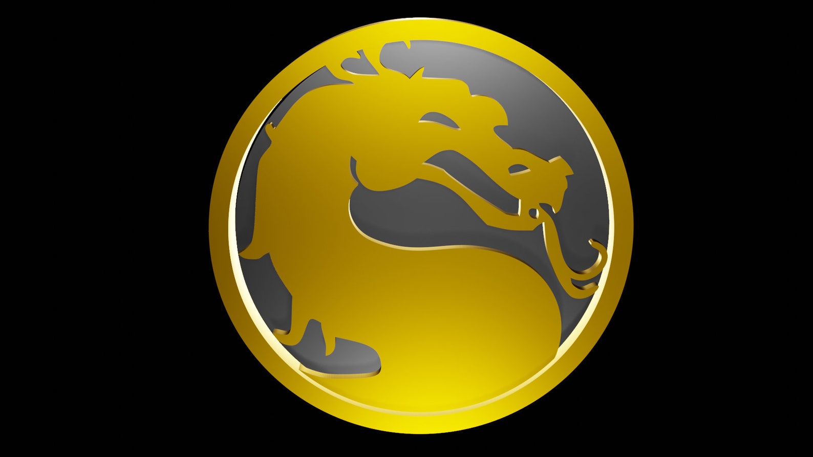 Mortal Kombat Dragon Insignia Amulet 3D Model STL File - Etsy