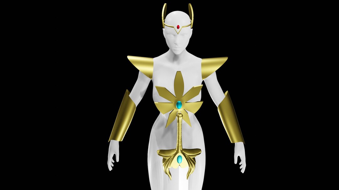 She-ra, Full Armour, Crown and Sword Set, 3D Model, STL File - Etsy