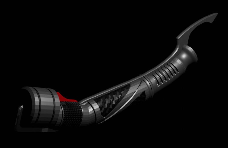 Count Dooku's Lightsaber, Clone Wars Era, 3D Model STL File - Etsy