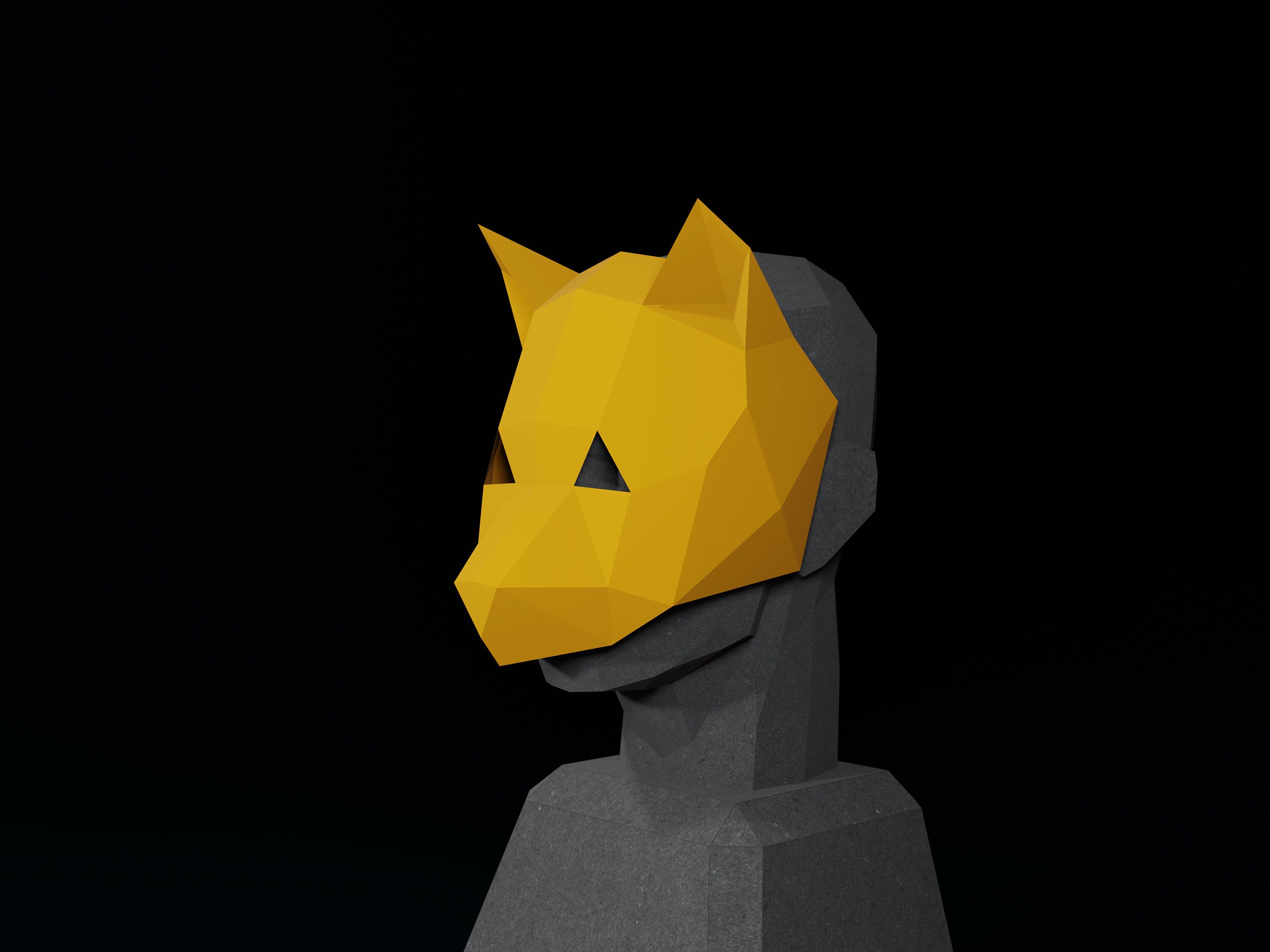 CAT PAPERCRAFT MASK- Kitten Diy Masquerade- Costume Template for ...