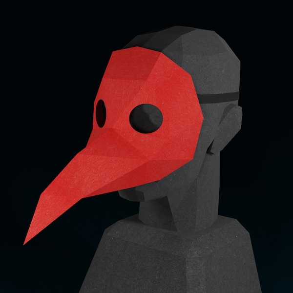Low Poly Mask - Etsy