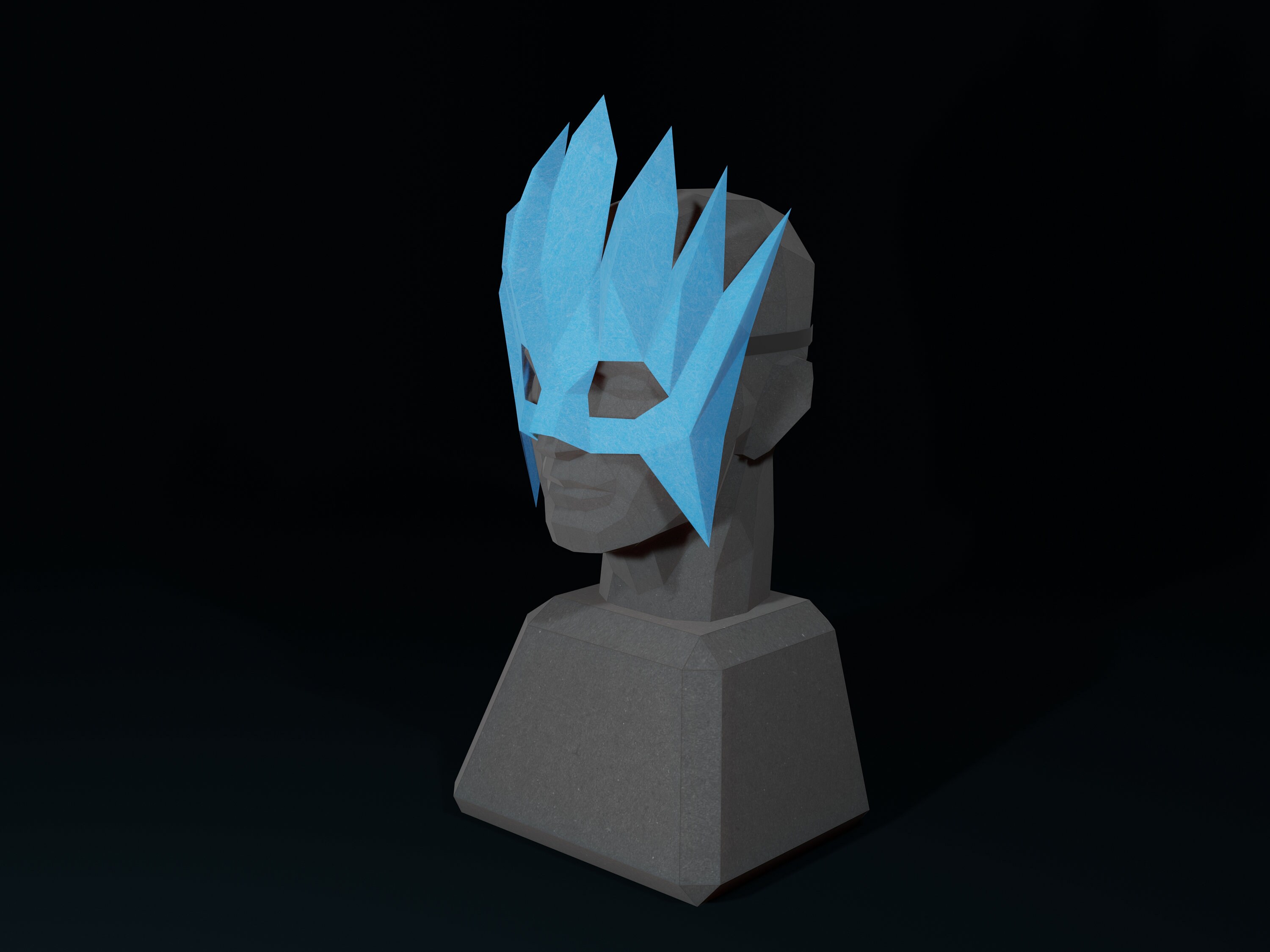 PAPERCRAFT MASK PDF Template- 3D Masquerade Costume for Halloween - Etsy