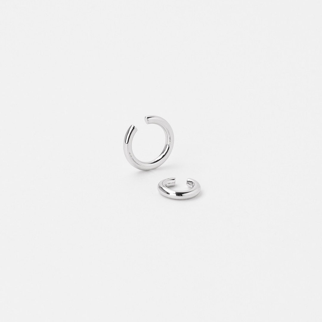 Simple Round Ear Cuff • Set of 2 (large and Small) • Ear Cuff Clip ...