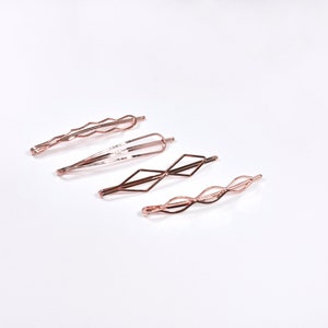 Simple Hair Pin Set (pack of 4) • Beautiful Hair Pins • Minimalist Hair ...