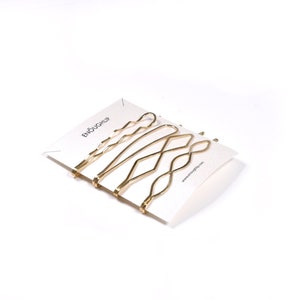 Simple Hair Pin Set (pack of 4) • Beautiful Hair Pins • Minimalist Hair ...