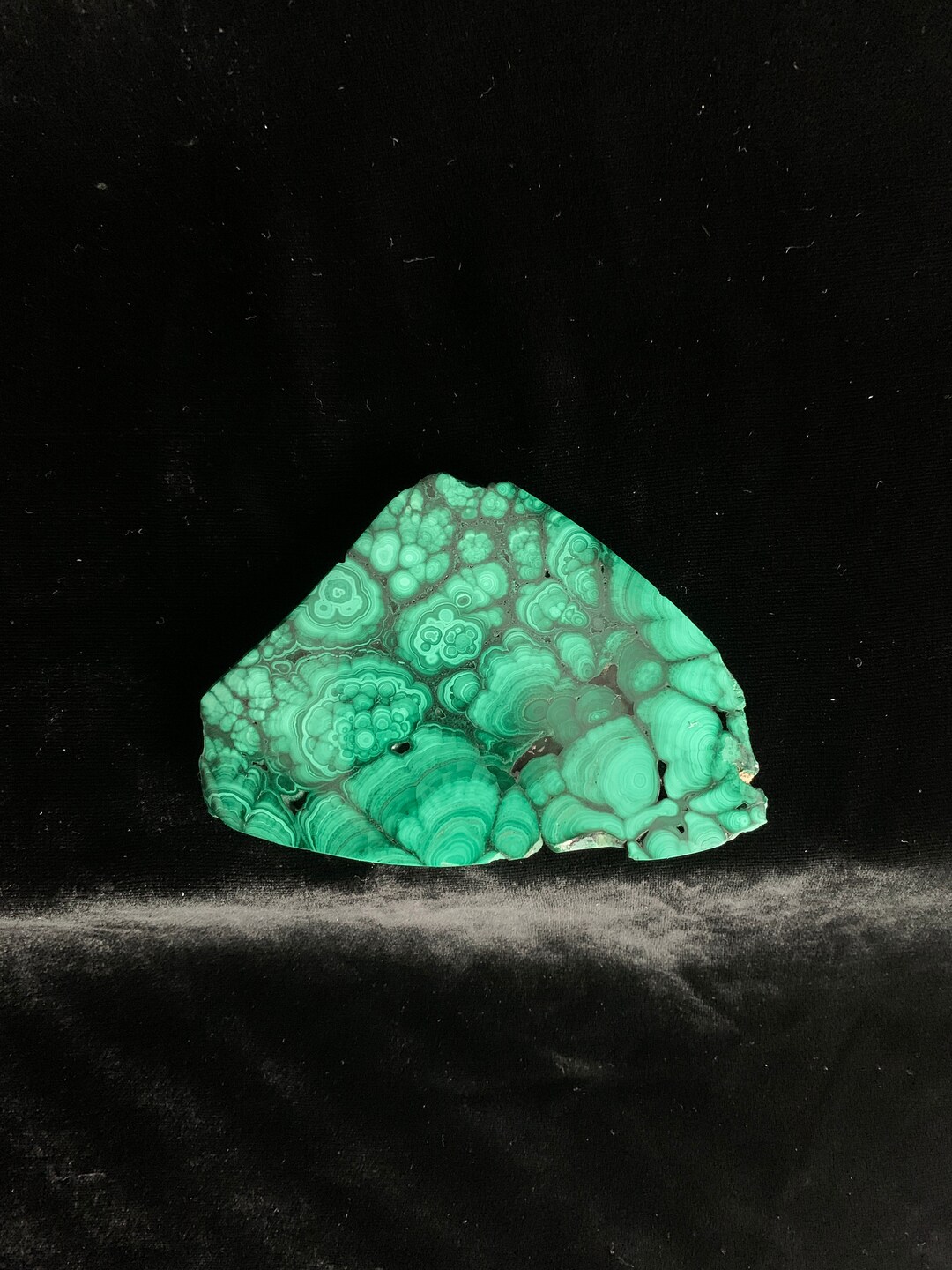 Polished Malachite Slab: Botryoidal Flower Nodules, Healing Crystal - Etsy