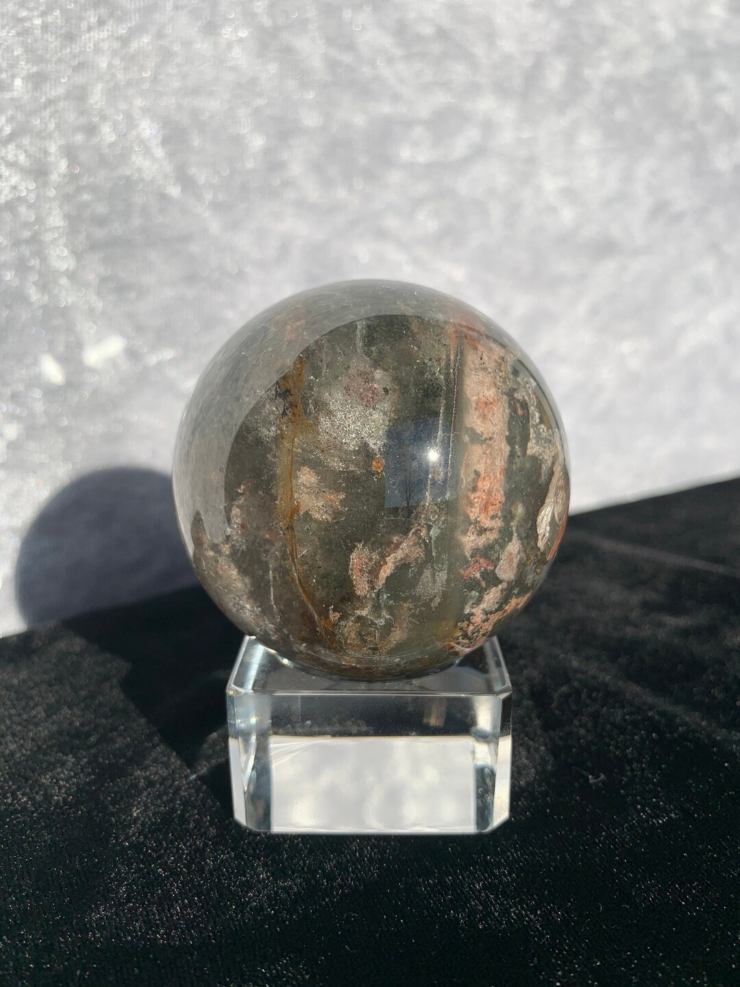 Gorgeous Full Landscape Quartz Sphere With Stand - Etsy