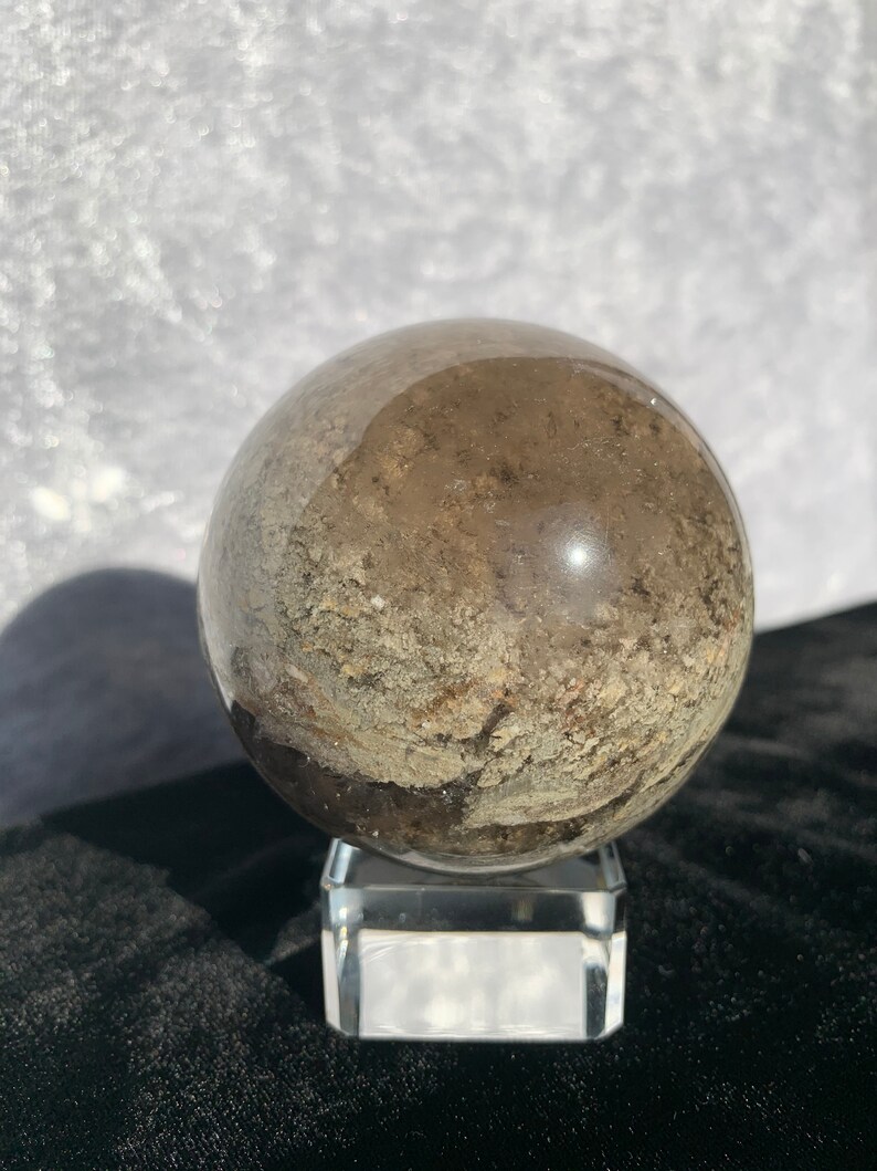 Remarkable Cavernous Lodolite Sphere With Stand - Etsy