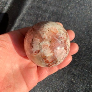 Red Quartz Sphere With Stand - Etsy