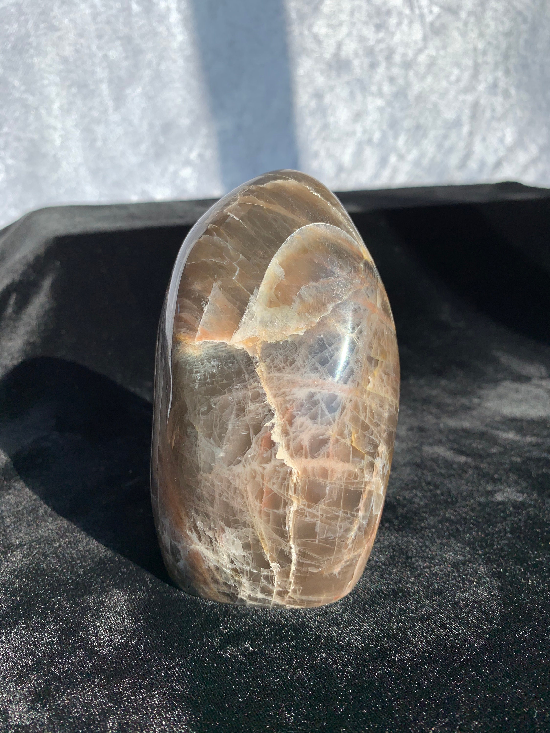Black Moonstone Freeform | Etsy
