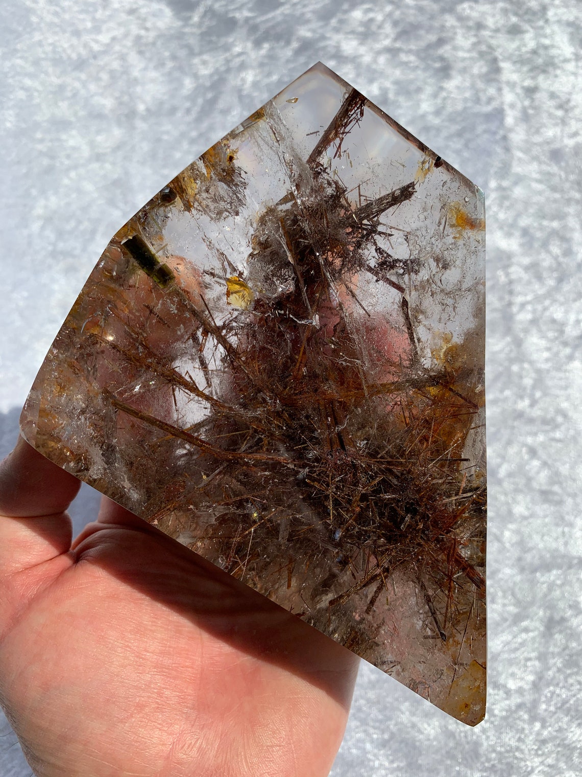 Large Red Rutile Quartz Freeform - Etsy