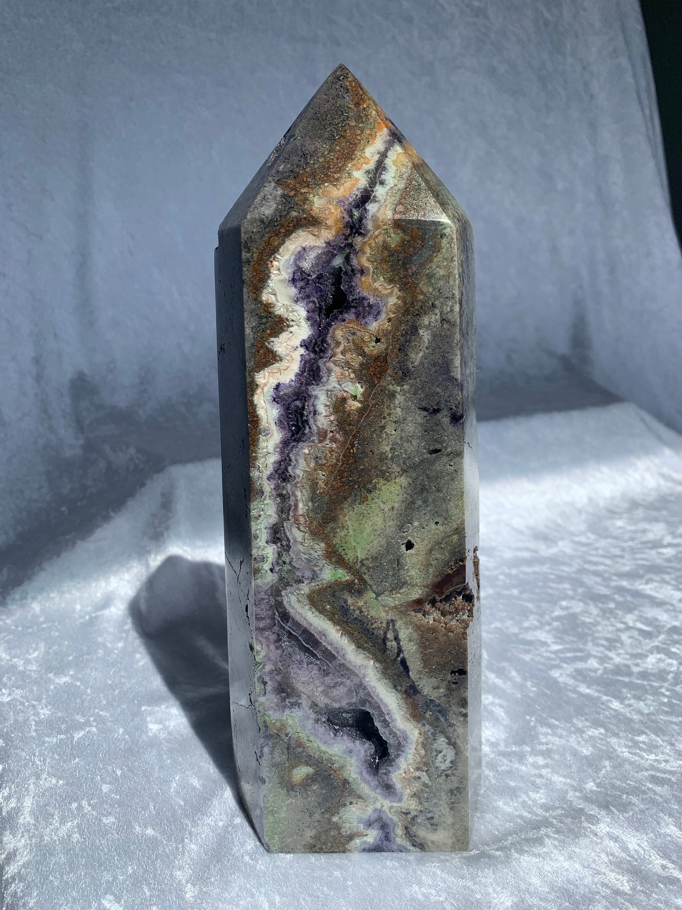 Gorgeous Large Purple Sphalerite Tower | Etsy