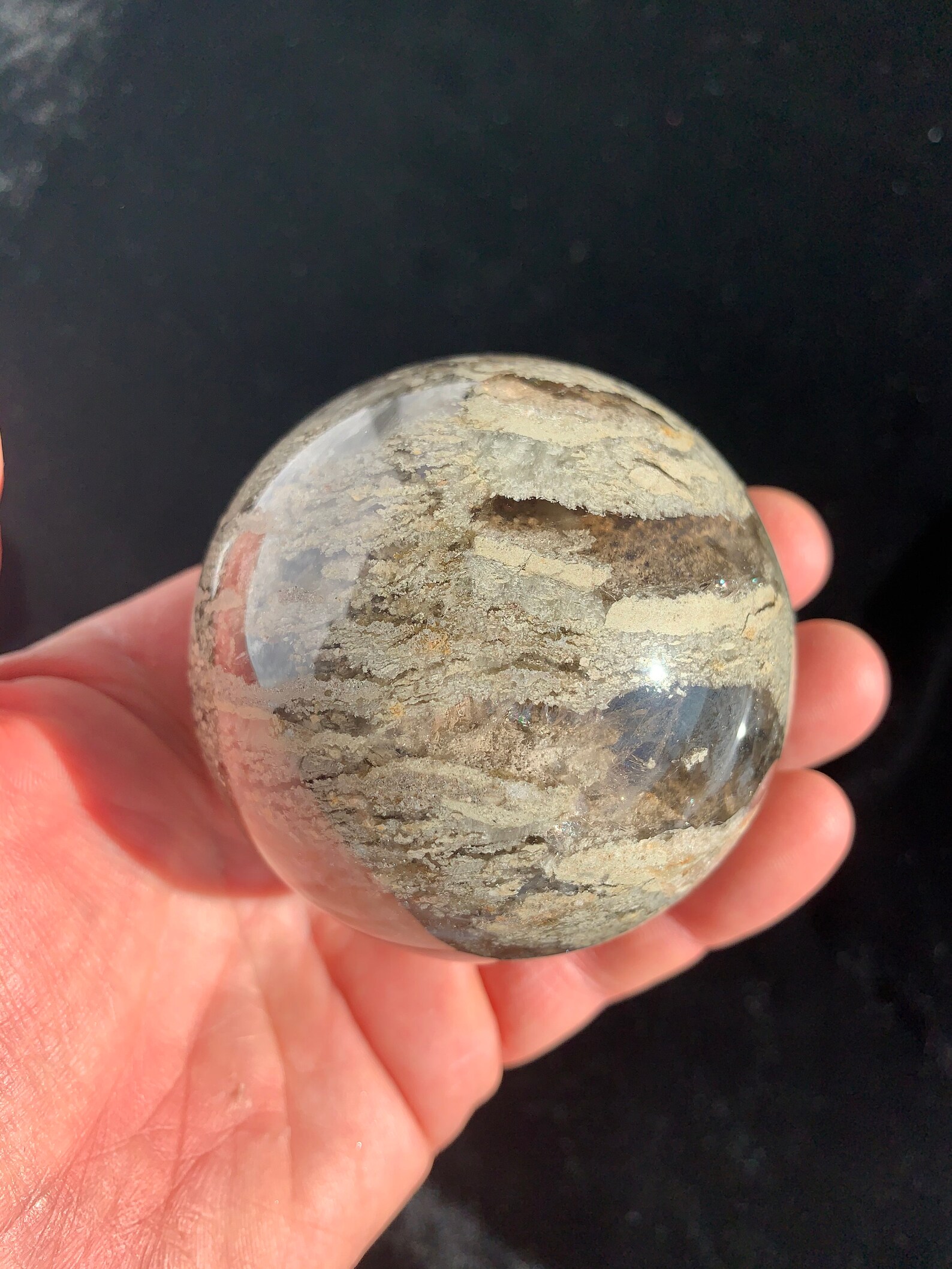 Remarkable Cavernous Lodolite Sphere With Stand - Etsy