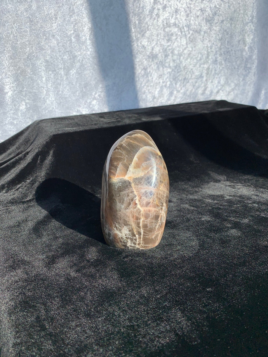 Black Moonstone Freeform - Etsy