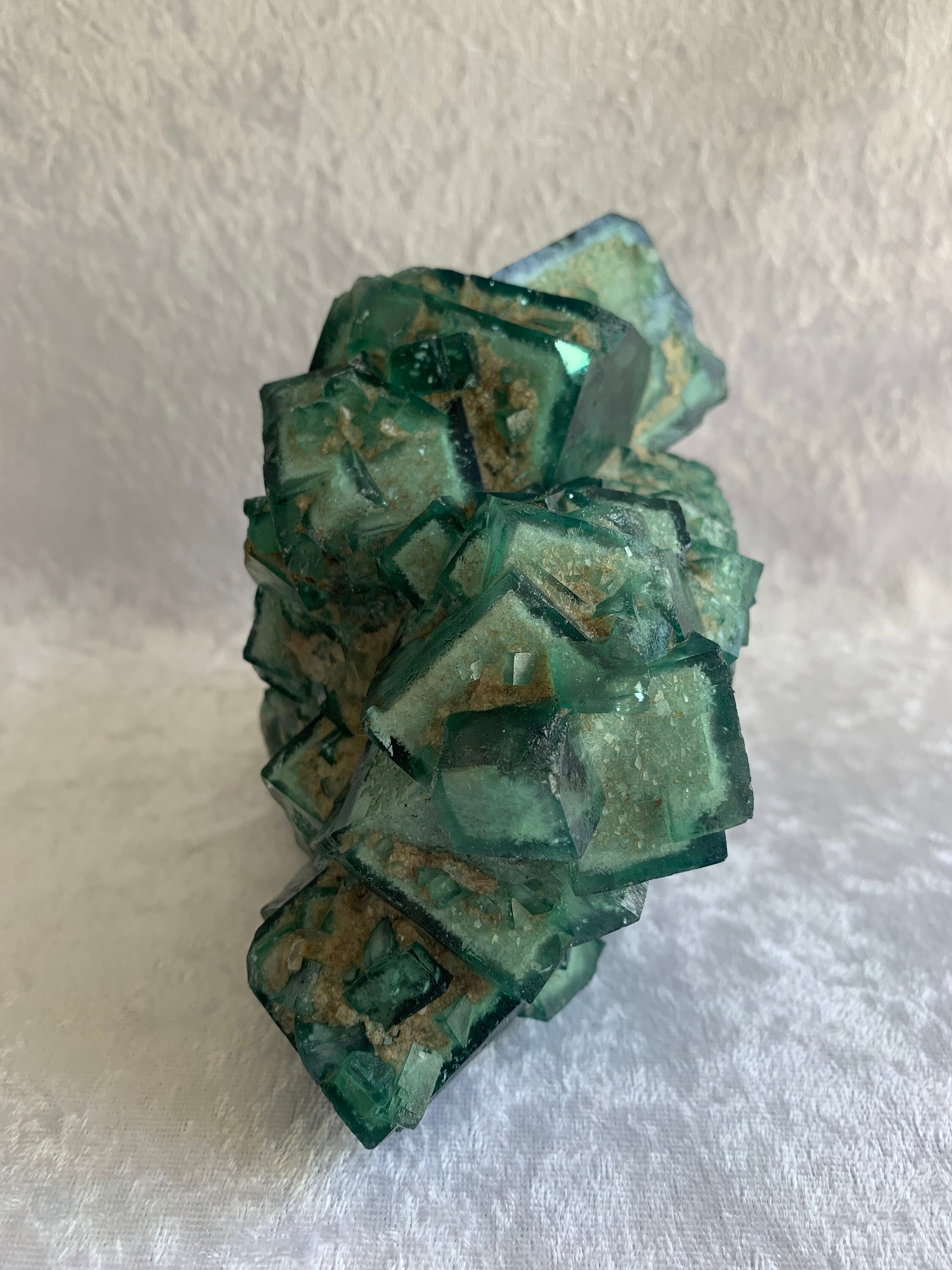 Amazing Large Dark Green Fluorite Specimen Cluster | Etsy