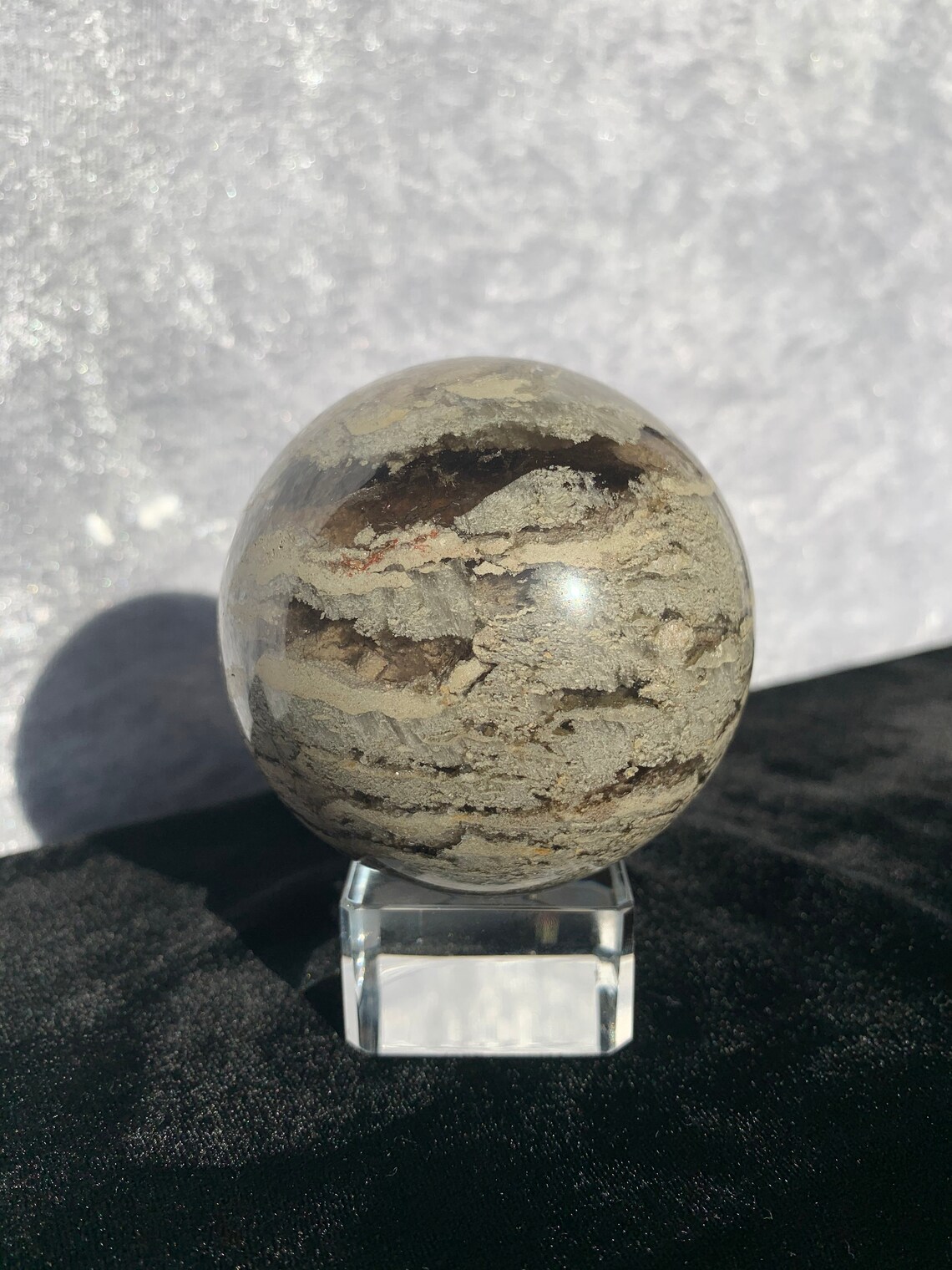 Remarkable Cavernous Lodolite Sphere With Stand - Etsy