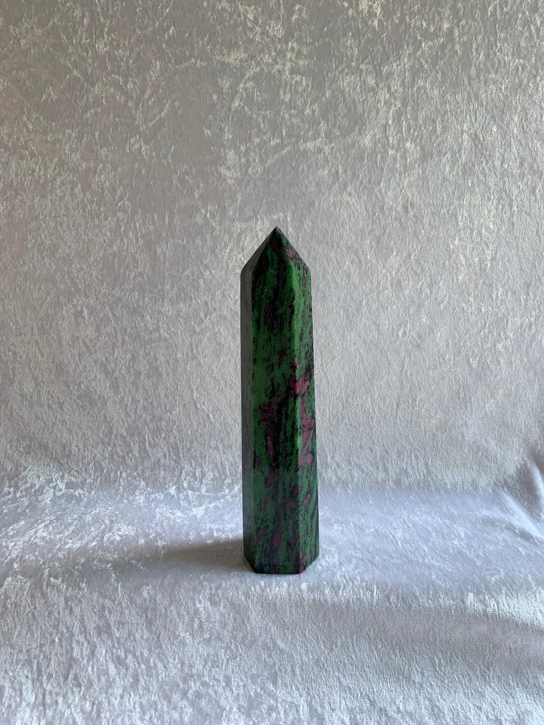 Beautiful Tall Ruby Zoisite Tower - Etsy