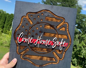 Firefighter Sign First Responder Sign Firefighter Badge - Etsy