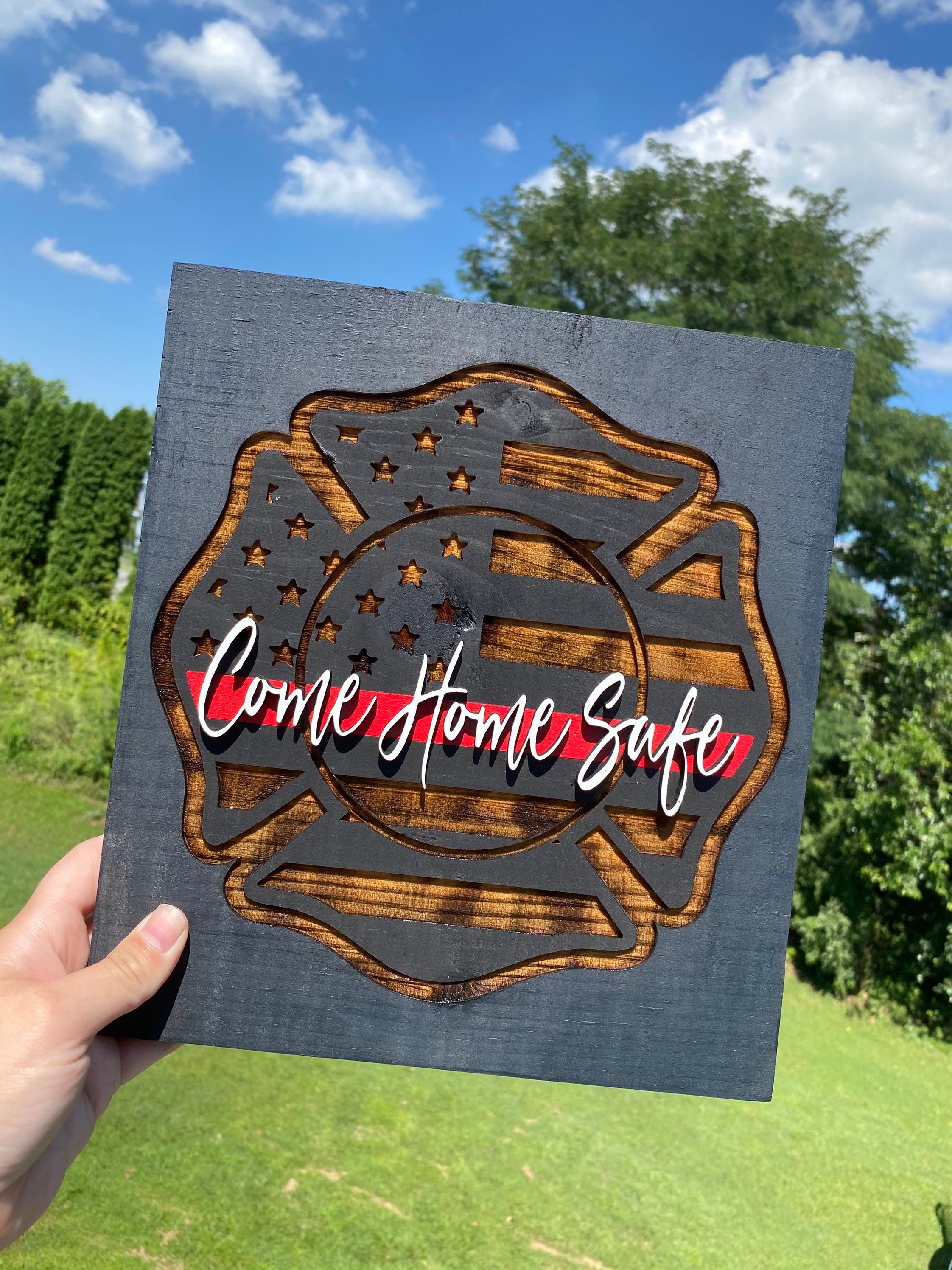 Firefighter Sign First Responder Sign Firefighter Badge Signs - Etsy Canada