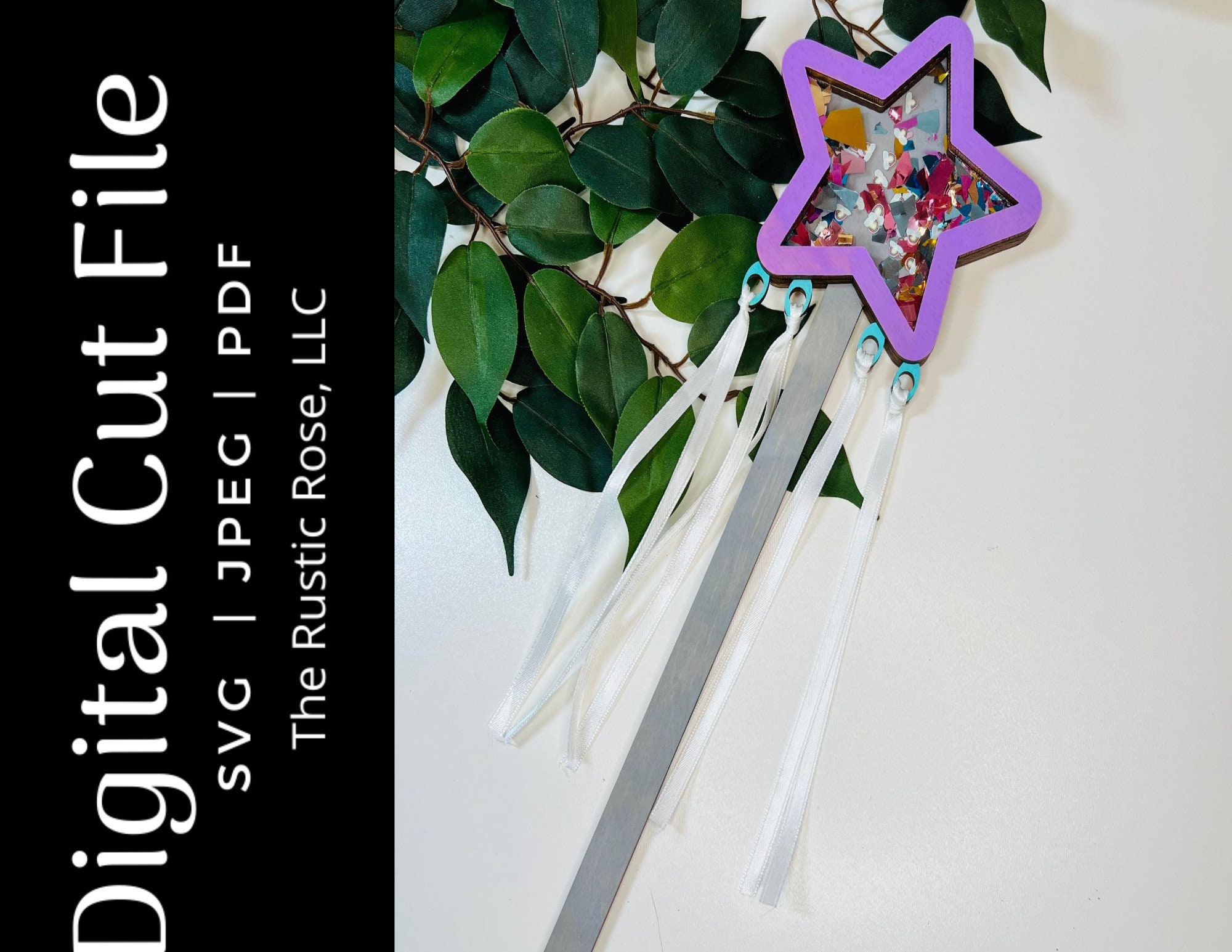 Star Shaker Wand | Princess | SVG | Kid's DIY |workshops - Etsy