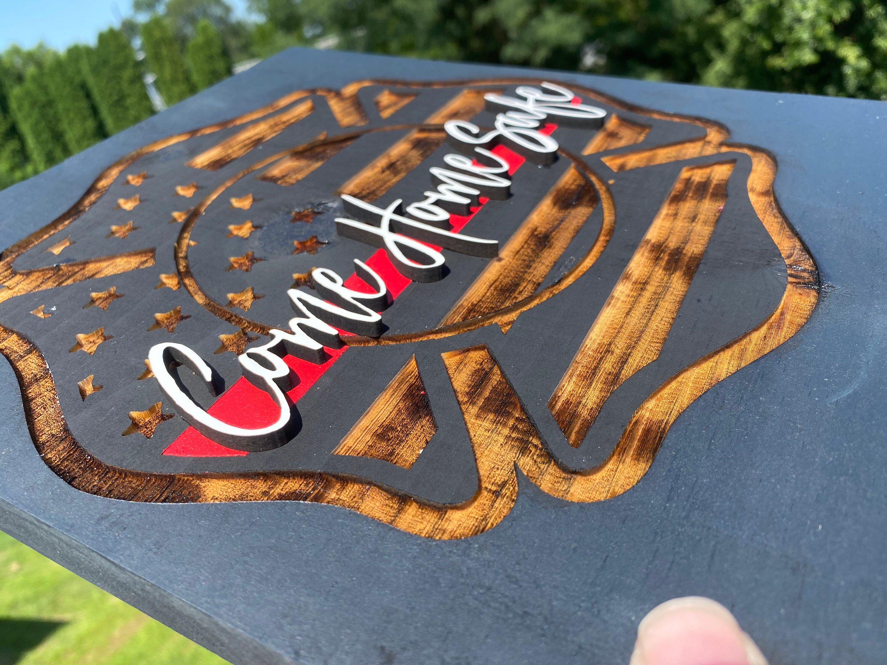 Firefighter Sign First Responder Sign Firefighter Badge - Etsy