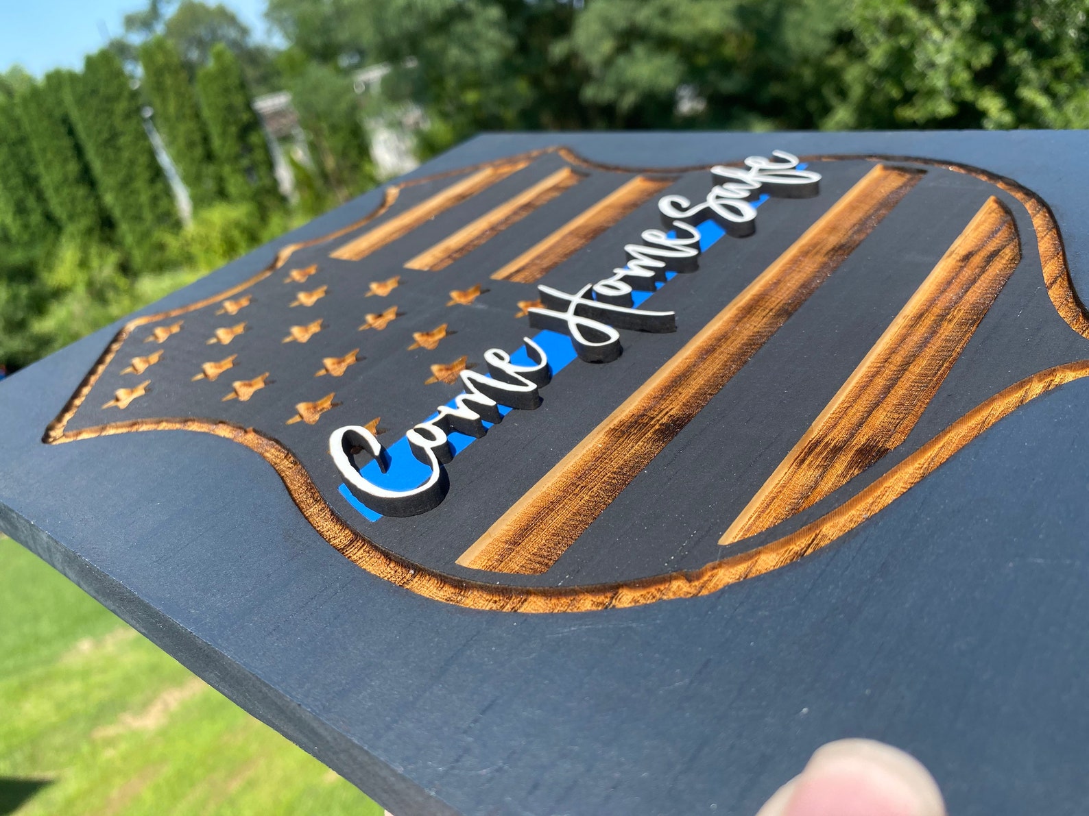 Police Sign, Badge, Blue Stripe, Police Officer, First Responders, Sign ...