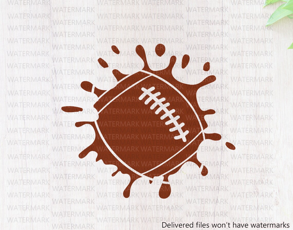 Football Paint splatter svg football svg football splash | Etsy