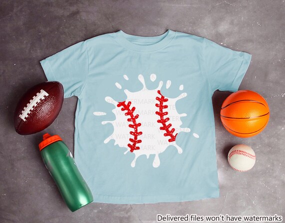 Baseball Splash Svg Baseball Splatter Cut Files Dxf Png | Etsy