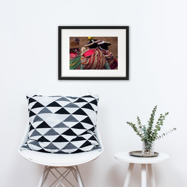 Inca Ladies, Travel Photography, Peru, Matted Framed Art, Wall Art, - Etsy