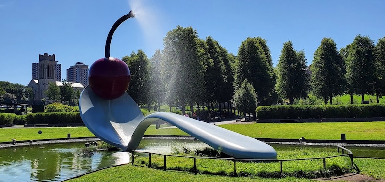 Spoonbridge and Cherry Sculpture. Minneapolis Sculpture Garden - Etsy