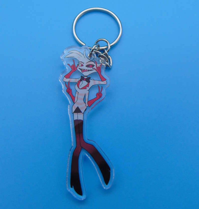 Acrylic Charms Alastor and Angel Dust Nico Nico Nii Hazbin Hotel 2.5 ...