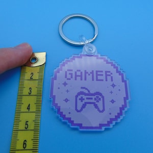 Gamer Acrylic Keychains - Etsy