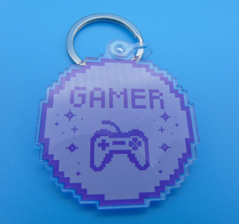 Gamer Acrylic Keychains - Etsy