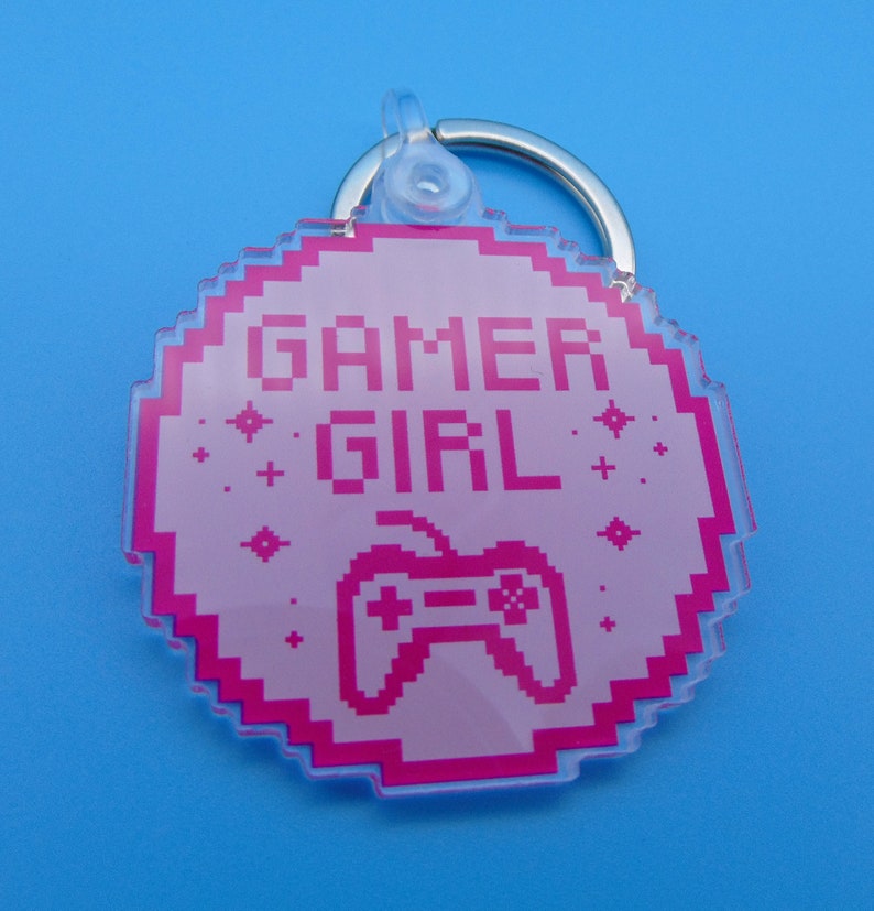 Gamer Acrylic Keychains - Etsy