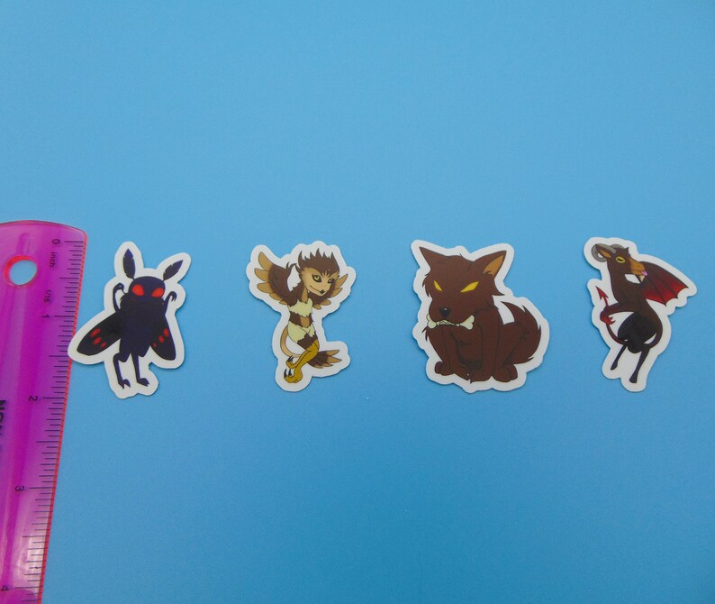 Cute Monster Vinyl Sticker Bundle | Etsy