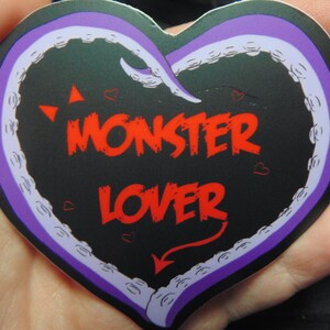 Vinyl Sticker- "monster F***er/lover" (3 Inches) - Etsy