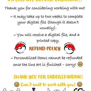 Become a Pokémon Trainer! CUSTOM POKEMON PORTRAIT! Pokémon Illustration ...