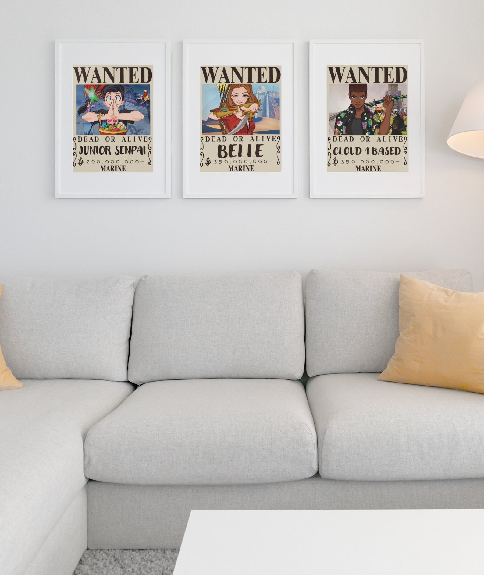Custom One Piece Inspired Wanted Poster - Etsy