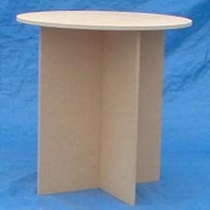 Custom Size Round Particle Board Drape Table- You Pick the Diameter and ...